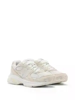 Comme Des Garçons Panelled Mesh-detail Sneakers - Neutrals