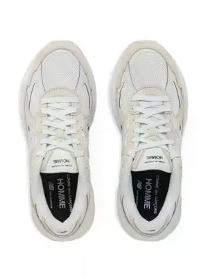 Comme Des Garçons Panelled Mesh-detail Sneakers - Neutrals