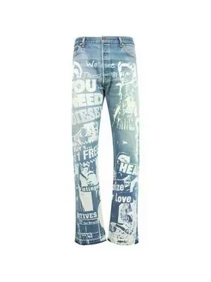 BETTER WITH AGE Graphic-print Jeans