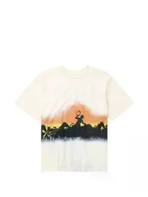 ONE OF THESE DAYS Driftin' Back Graphic-print T-shirt - Neutrals