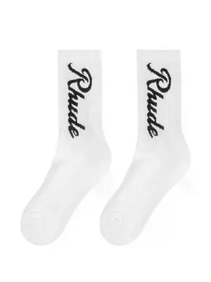 Rhude Destinado Script Socks