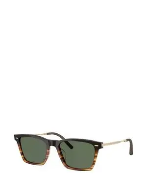 Oliver Spencer Square-frame Sunglasses - Brown