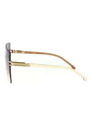 Carrera Eyewear Rimless Shield-frame Sunglasses - Gold