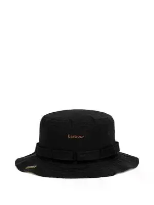 Barbour Logo-detail Bucket Hat - Black