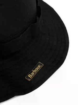 Barbour Logo-detail Bucket Hat - Black
