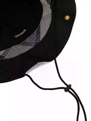 Barbour Logo-detail Bucket Hat - Black