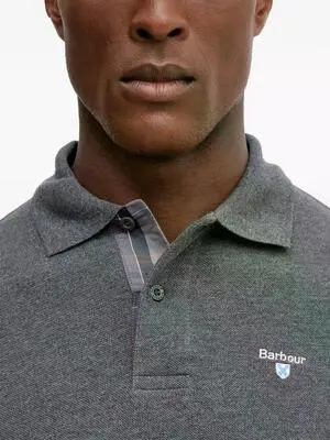 Barbour Logo-embroidery Polo Shirt - Grey