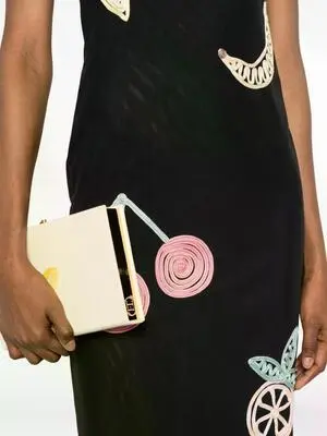 LESLIE AMON Fruit Punch Maxi Slip Dress