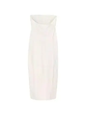 ST. AGNI Pleated Cocoon Dress