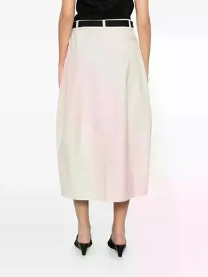 ST. AGNI Pleated Cocoon Skirt - Neutrals
