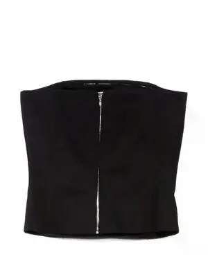Veronique Leroy Strapless Zip-fastening Top