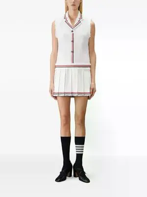 Thom Browne Tweed Pleated Sportcoat Dress