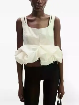 Magda Butrym Ruffled Peplum Blouse