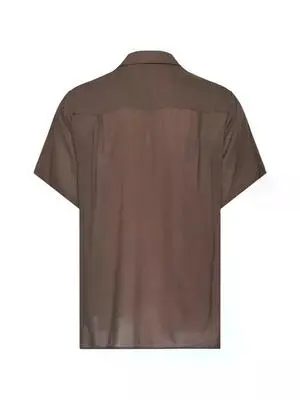 Yohji Yamamoto Short-sleeve Camp-collar Shirt
