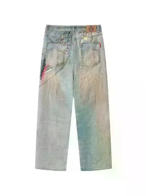 ACUPUNCTURE 1993 Distressed Chain-link Jeans