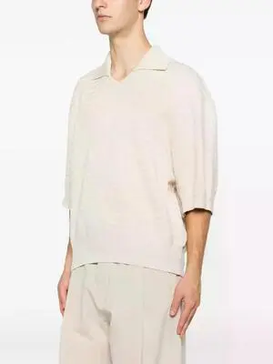 Jacquemus V-neck T-shirt - Neutrals