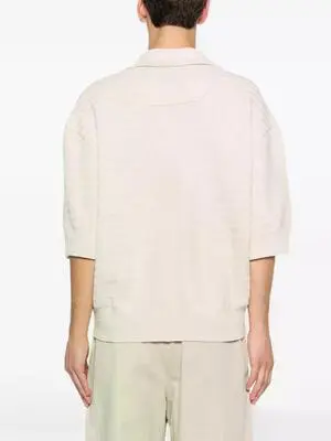 Jacquemus V-neck T-shirt - Neutrals