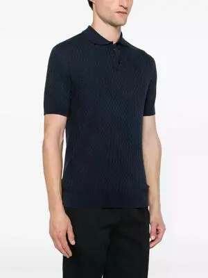 OUTFIT Chevron-knit Polo Shirt
