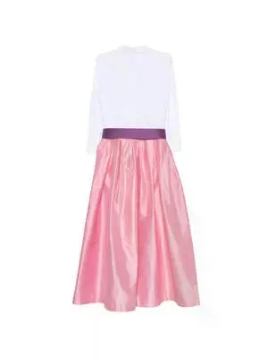 SARA ROKA Belted Wrap-style Dress