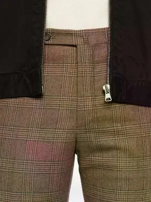 Incotex Check Trousers - Brown
