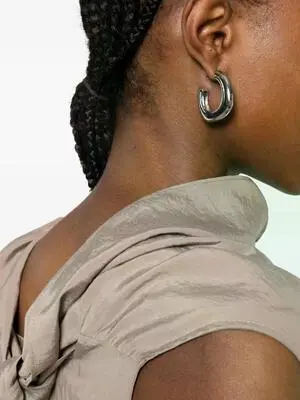 Sú Draped Knot-detail Blouse - Brown