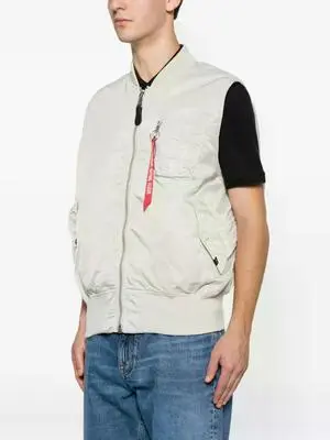 Alpha Industries Ma-1 Heritage Sleeveless Gilet - Grey