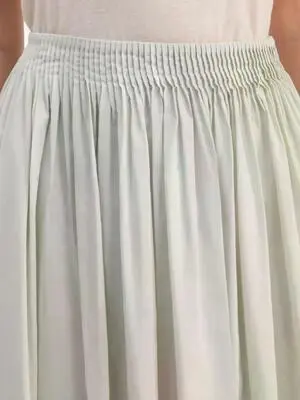 Loulou De Saison Naya Gathered Midi Skirt - Neutrals