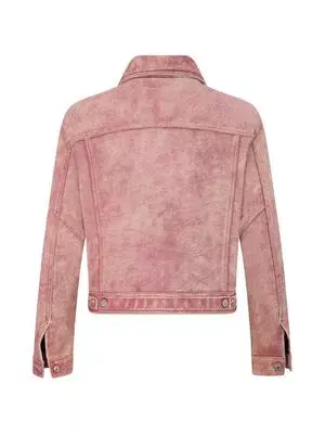 Dsquared2 Cracked Leather Jacket