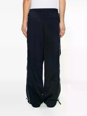 Rhude Mesh Piping Parachute Track Pants - Blue