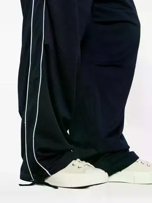 Rhude Mesh Piping Parachute Track Pants - Blue