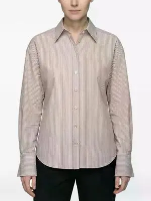 Brunello Cucinelli Striped Long-sleeve Button-down Shirt