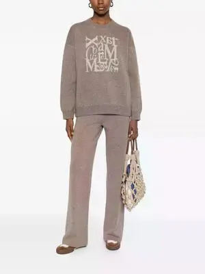 Max Mara Drawstring-waist Track Pants - Brown