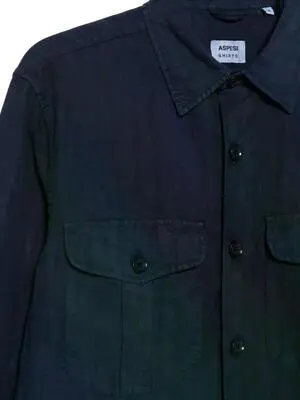 Aspesi Flap-pocket Shirt - Blue