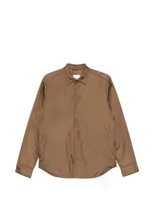 Aspesi Padded Press-stud Shirt - Brown