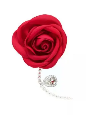 Magda Butrym Flower-embellishment Single Earring - Silver