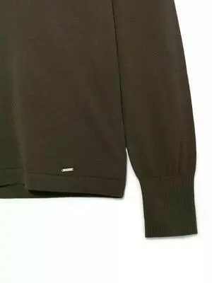 Simkhai Long-sleeve Button-placket Sweater
