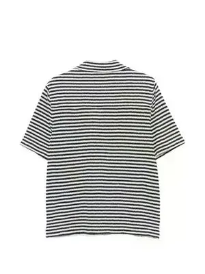 Simkhai Striped Short-sleeve Shirt