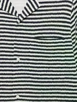 Simkhai Striped Short-sleeve Shirt