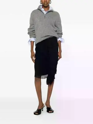 N°21 Petal-embellished Mini Skirt