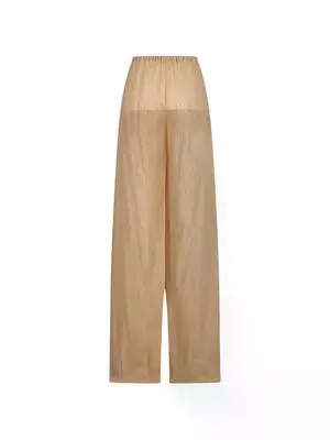 Ermanno Scervino Rhinestone-embellished Palazzo Pants