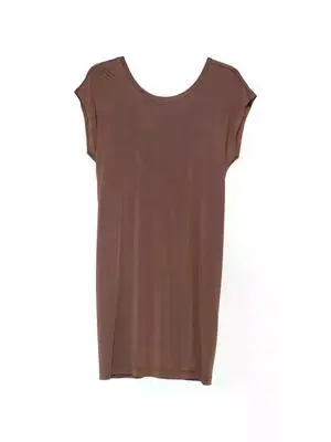 Liu Jo Short Shiny Jersey Dress With V-neck Back