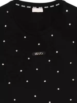 Liu Jo Logo-patch T-shirt - Black