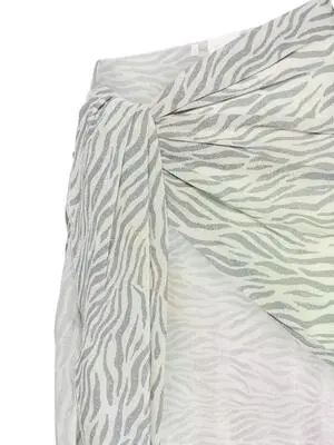 MC2 SAINT BARTH Sery Zebra-pattern Sarong