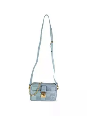 LOUIS VUITTON 2021-2023 Pm Glacier Damier Crossbody Bag - Blue