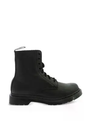 Women's Flat Lace-Up Leather Boots