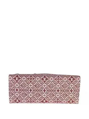 LOUIS VUITTON 2020 Since 1854 Onthego Jacquard Canvas Tote Bag - Red