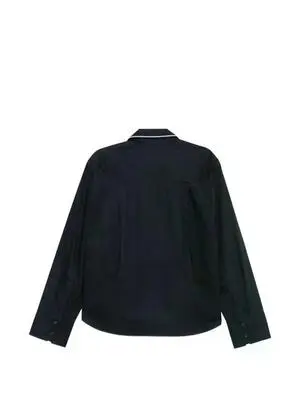 Plan C Piping-detail Chest-pocket Shirt