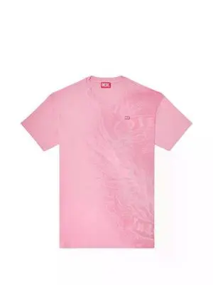 DIESEL® Pigment-print T-shirt - Pink