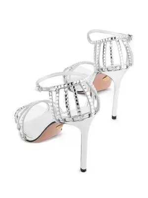 AQUAZZURA Sensation Crystal Heeled Sandals