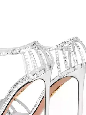 AQUAZZURA Sensation Crystal Heeled Sandals